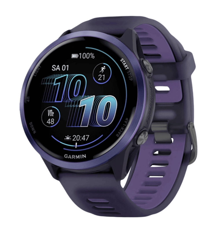 ᐈ Garmin Forerunner 570 47mm Indigo Aluminum with Translucent Imperial ...